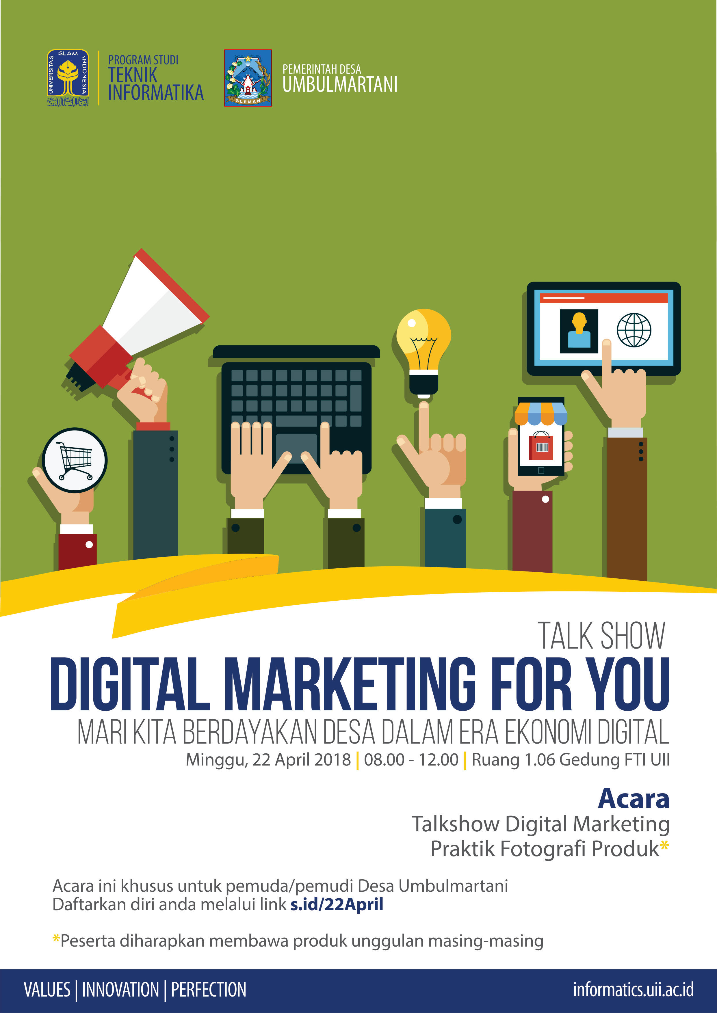 UII akan menggelar pelatihan "Digital Marketing" eksklusif untuk warga ...