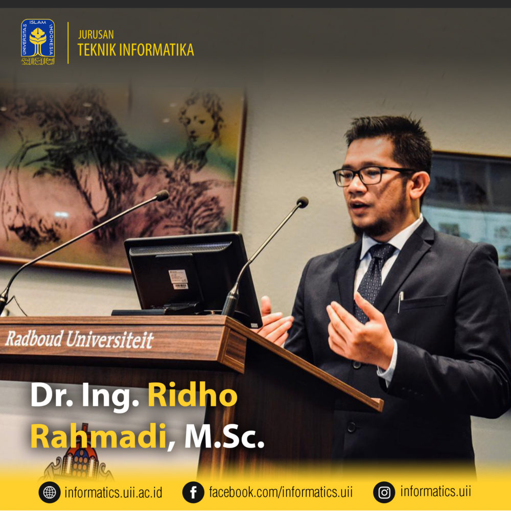 Ridho Rahmadi, Doktor Baru Di Teknik Informatika - Jurusan Informatika ...