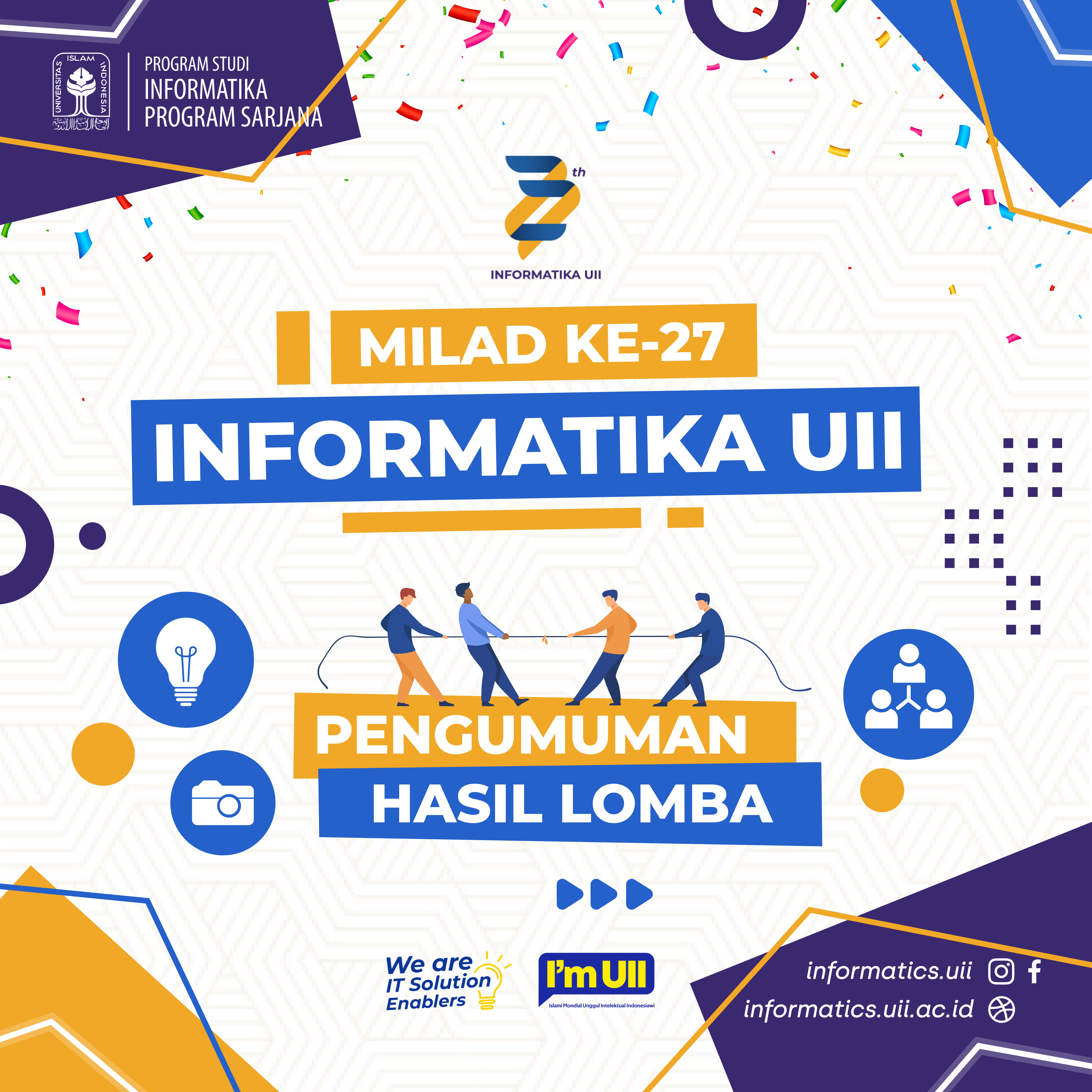 Pengumuman Lomba Milad Informatika Ke-27 - Jurusan Informatika ...