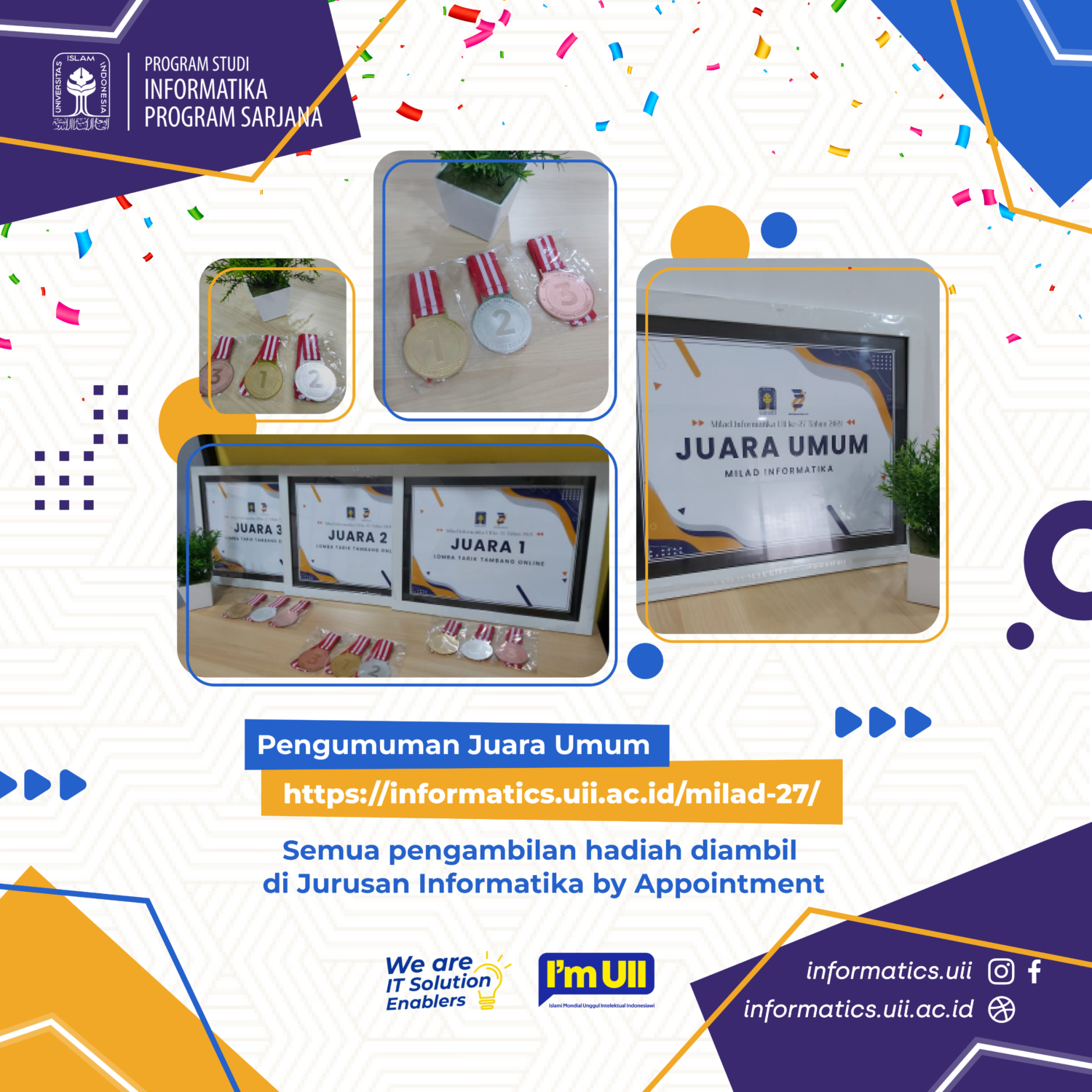 Pengumuman Lomba Milad Informatika Ke-27 - Jurusan Informatika ...