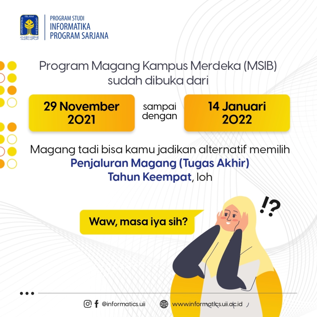 Magang Studi Independen Bersertifikat - Jurusan Informatika - Fakultas ...