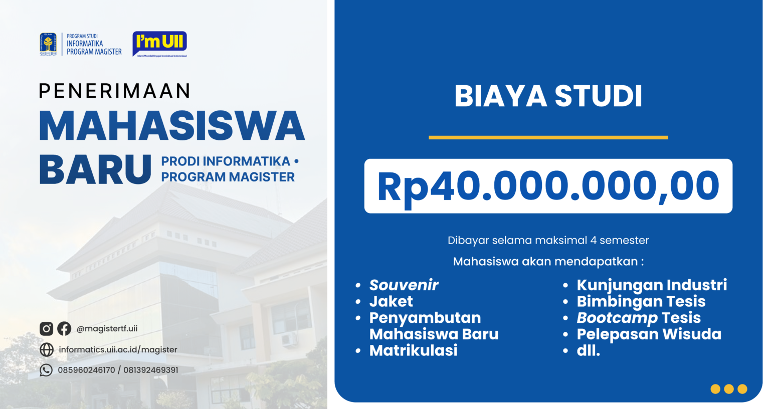 Magister - Jurusan Informatika - Fakultas Teknologi Industri ...