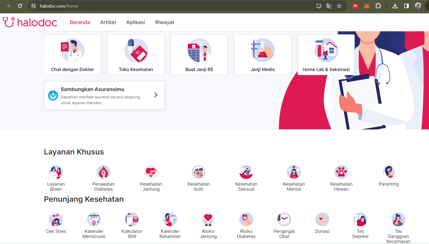 Analisis Pemanfaatan Teknologi Telemedicine dalam Platform Halodoc ...