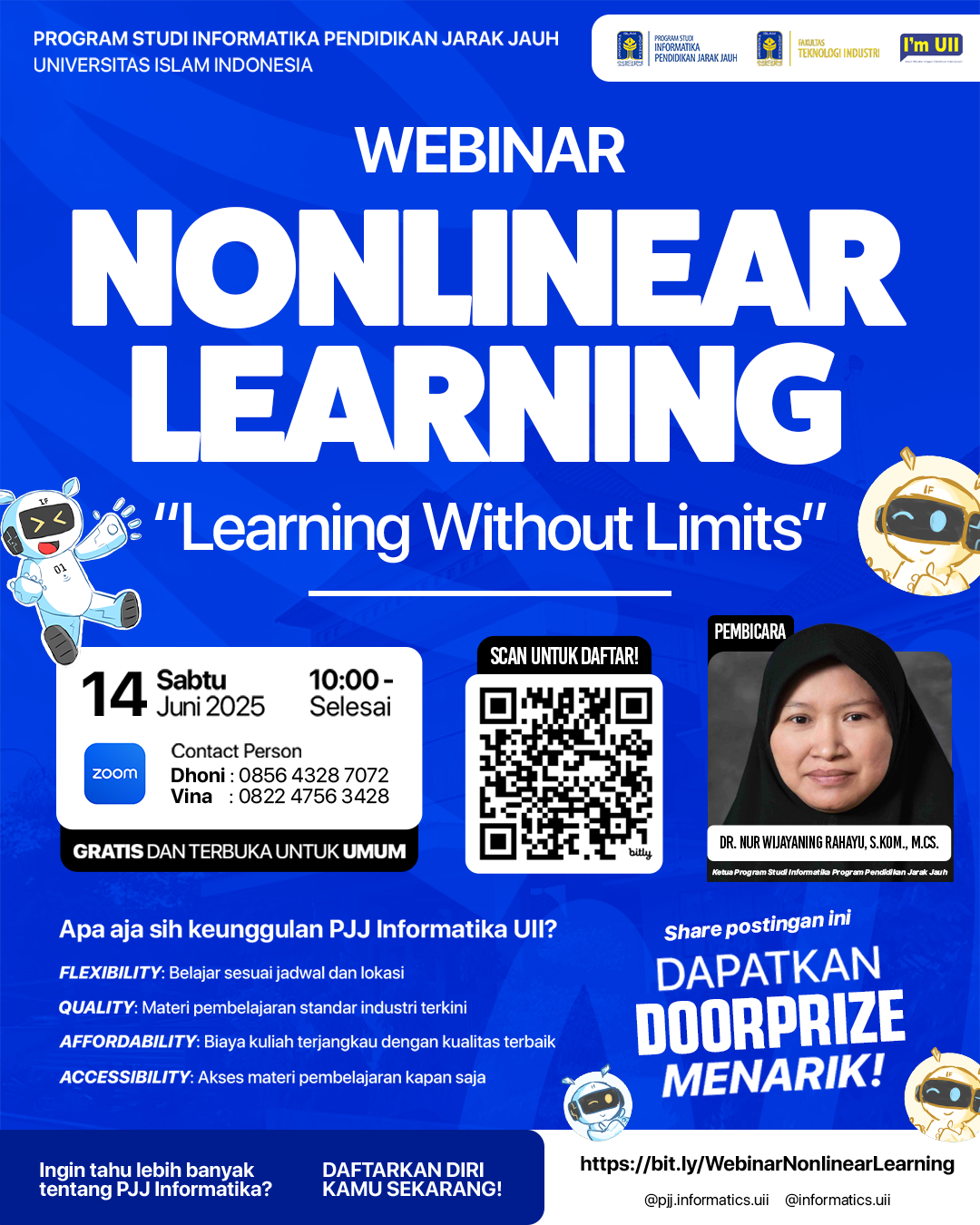 IKUTI WEBINAR "NONLINEAR LEARNING" : LEARNING WITHOUT LIMITS" - Jurusan ...
